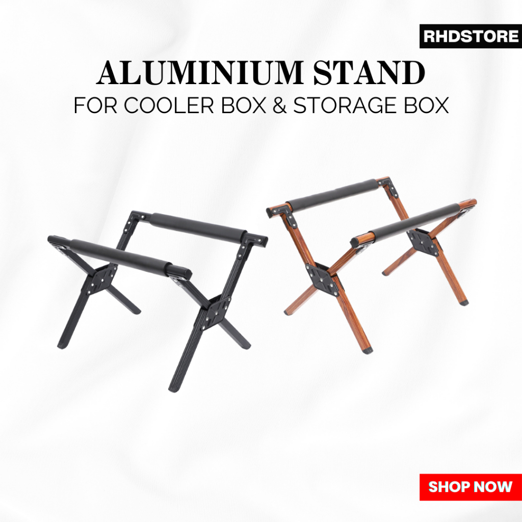 Multipurpose Compact Stand Camping Cooler Box Ringan Foldable Kotak ...