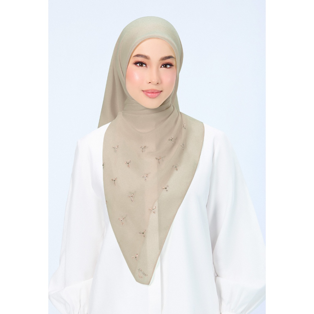 ARIANI SQ CRYSTALLIQUE VOILE PLAIN DIAMOND | Shopee Malaysia