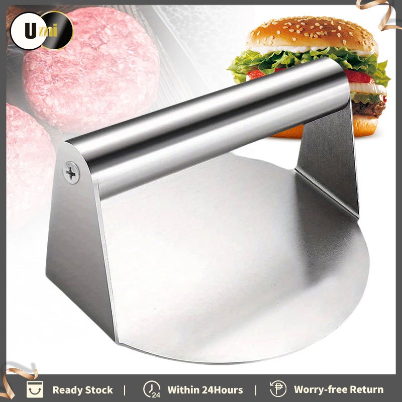Meat Masher Circular Meat Press Mold Hamburger Meat Patty Press Griddle ...