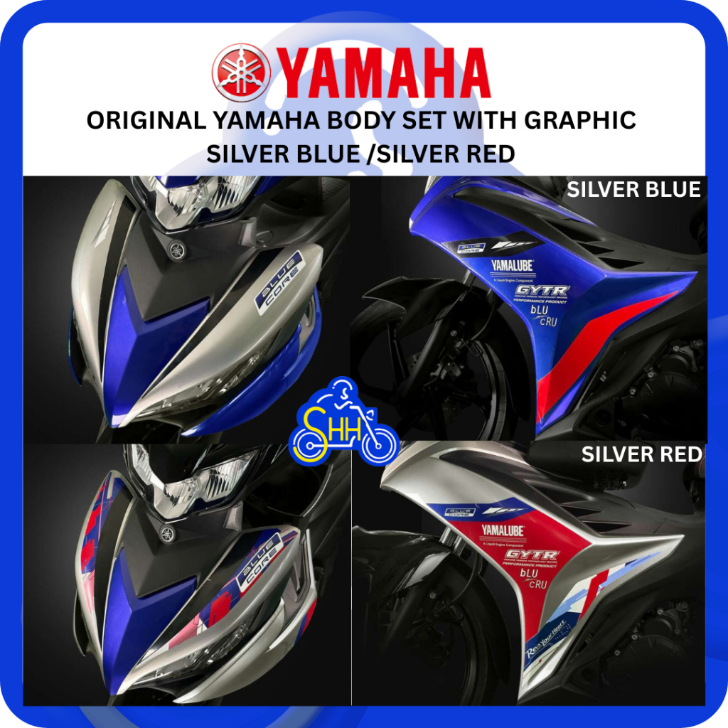 ORIGINAL YAMAHA COVER SET BODY SET MOTOR 135LC SE FI V8 RED TITAN MOSS ...