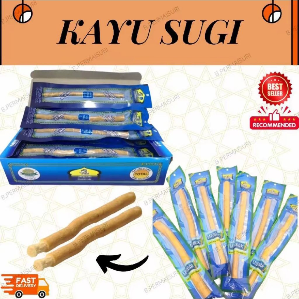 KAYU SUGI SIWAK SUNNAH MISWAQ PACK AIRTIGHT | KAYU SUGI HAJI DAH UMRAH ...