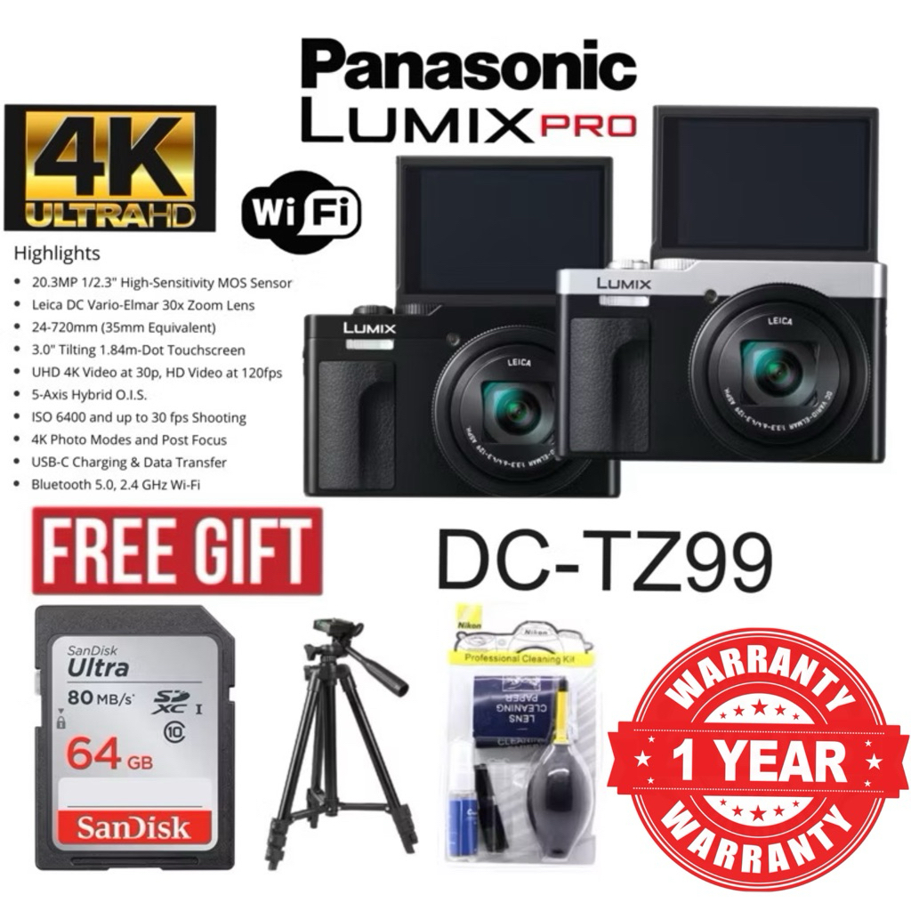 (READY STOCK)PANASONIC LUMIX DC-TZ99 LEICA DC VARIO-ELMAR 30X ZOOM LENS ...