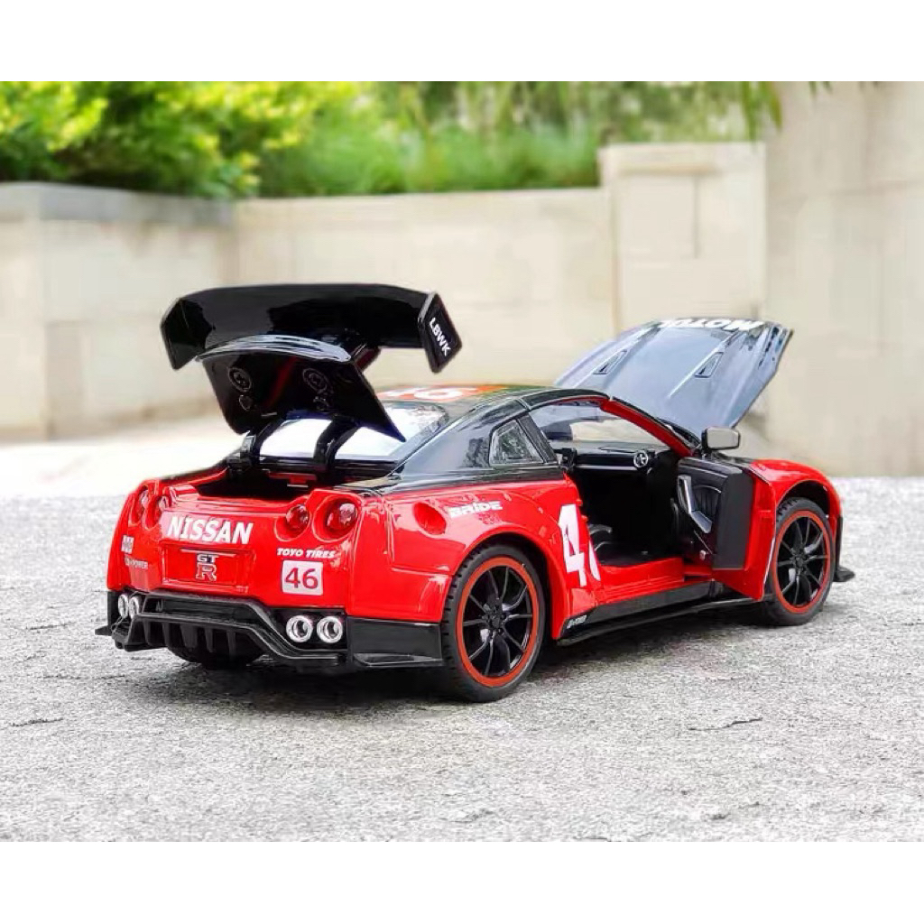 Hobby Diecast Nissan GTR R35 Model Kereta 1:22 Scale Alloy Diecast ...