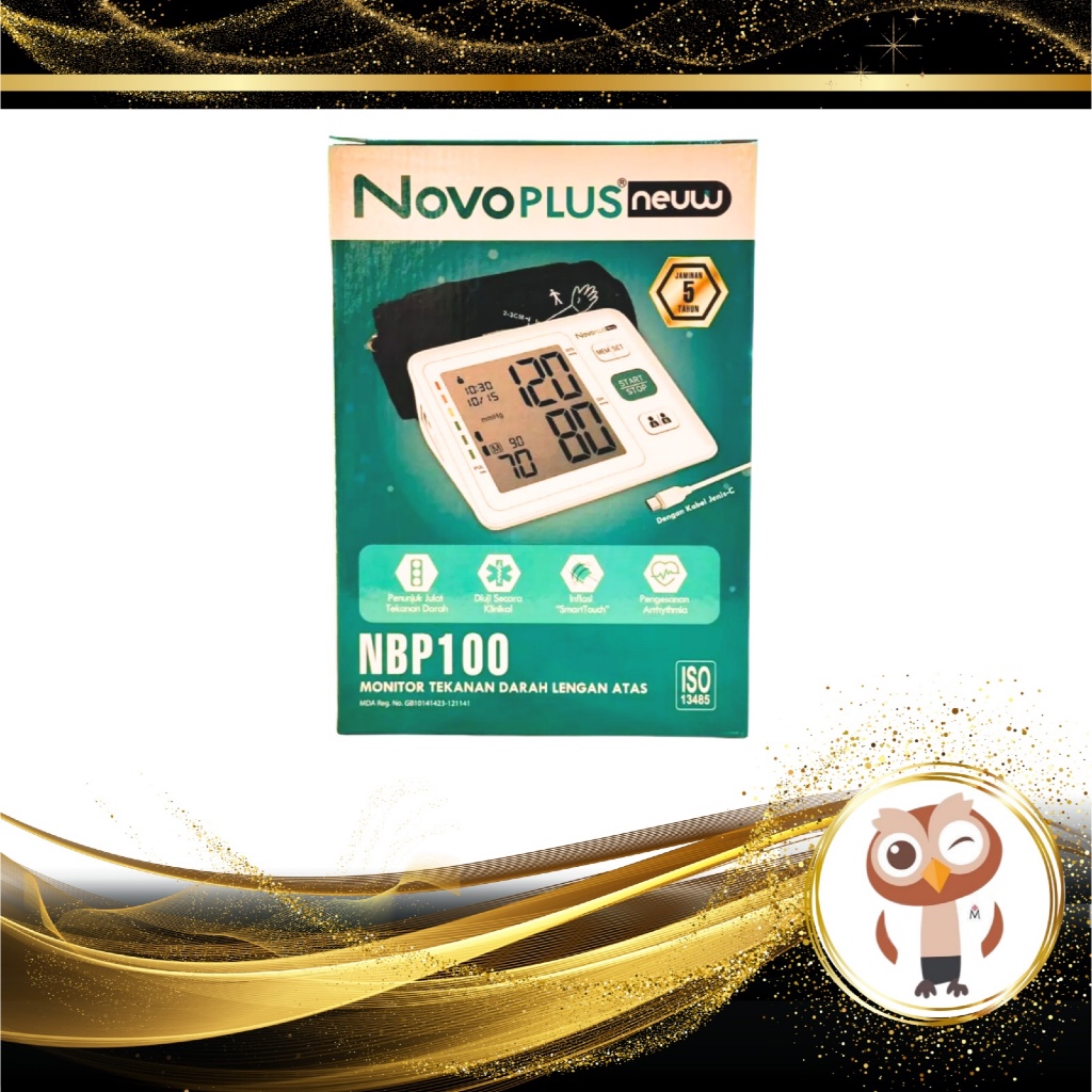 Preferred +】NOVOPLUS NEUW BLOOD PRESSURE MONITOR NBP100 | Shopee Malaysia
