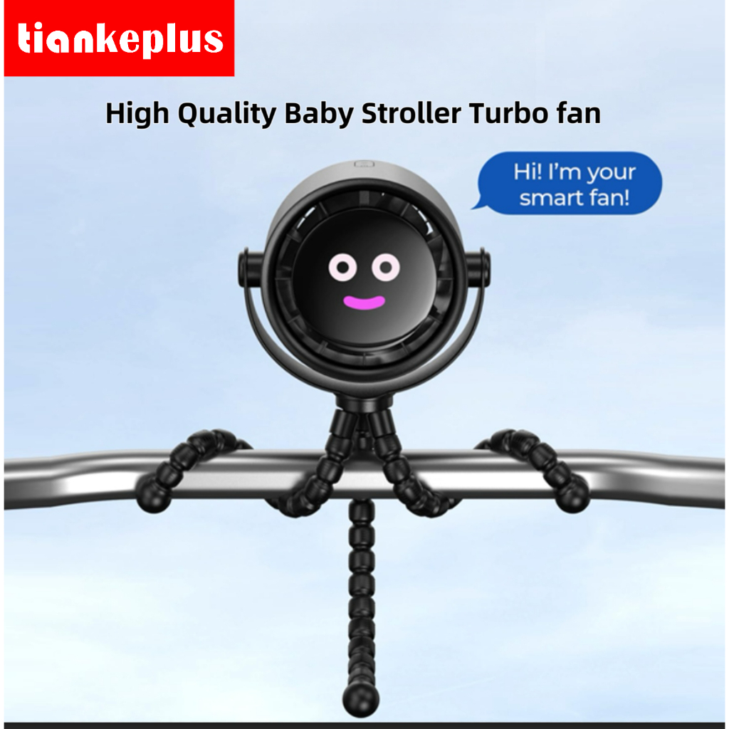Tiankplus Kipas desktop turbo Rechargeable Cooling Fan Kipas High Speed ...