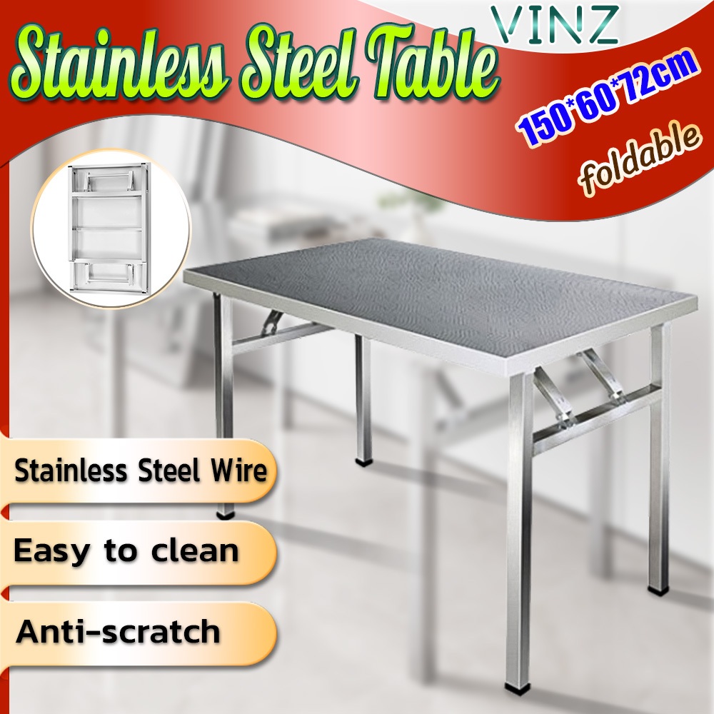 VINZ Meja dapur Table top kitchen Meja dapur gas Kitchen table rack ...