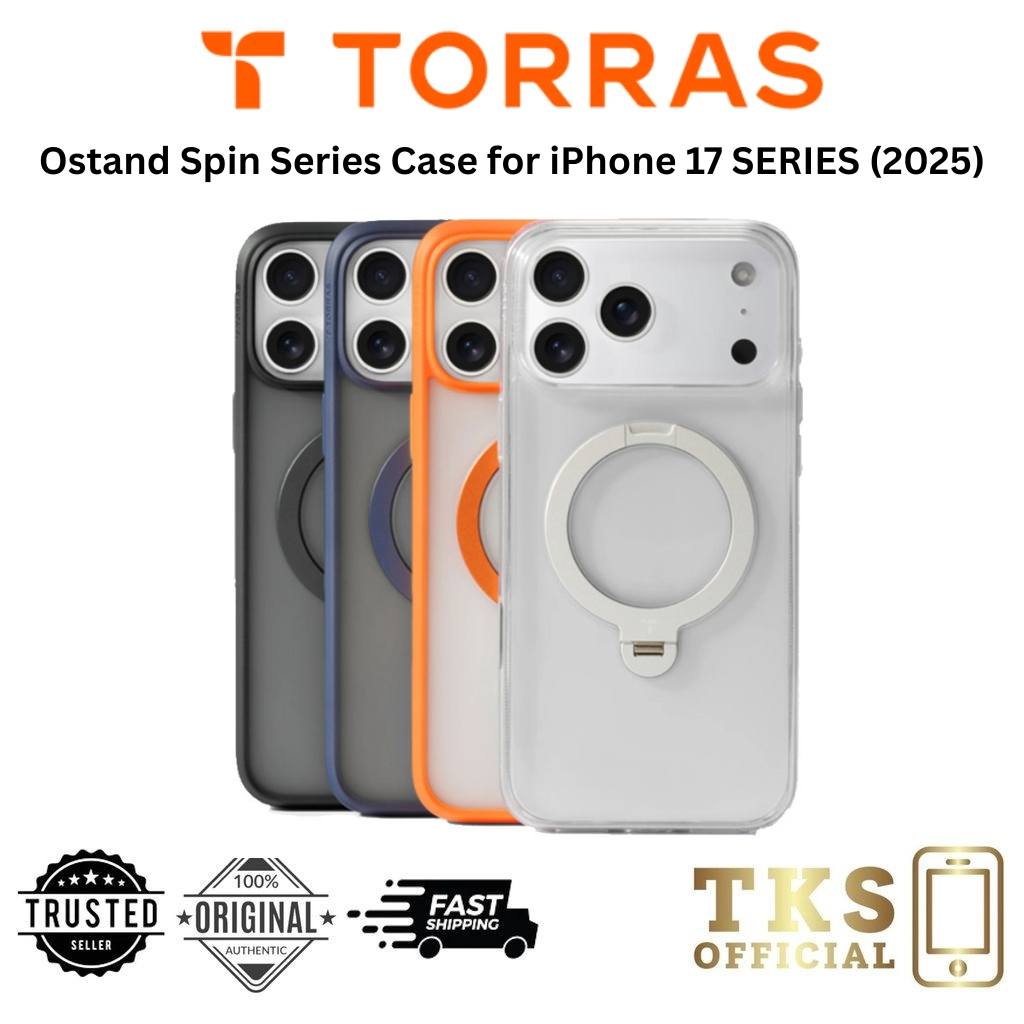 TORRAS Ostand Spin Series Case for iPhone 17 SERIES (2025) | Shopee ...