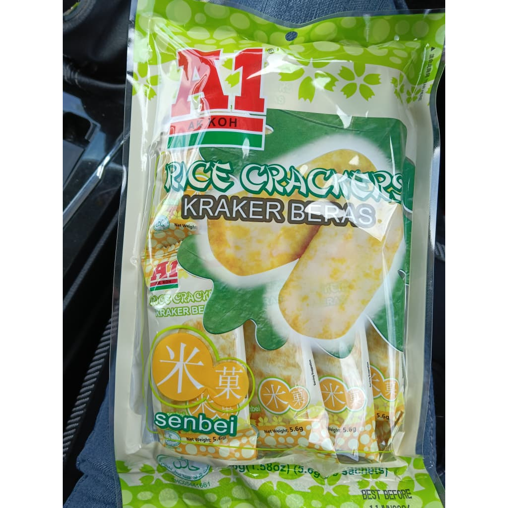 A1 Rice Crackers (44.8g) 8 sachets | Shopee Malaysia