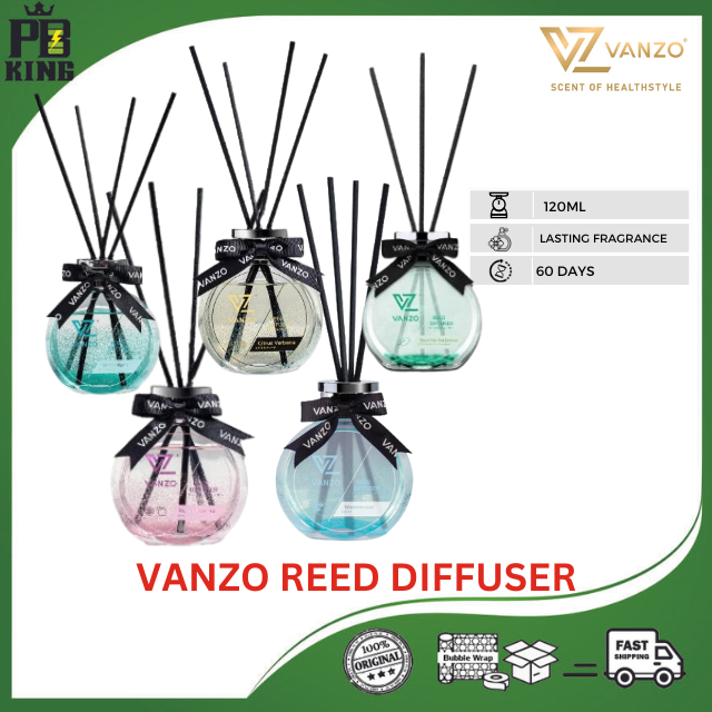 Vanzo Reed Diffuser 120ML Extended Long-Lasting Fragrance (Up to 60 ...