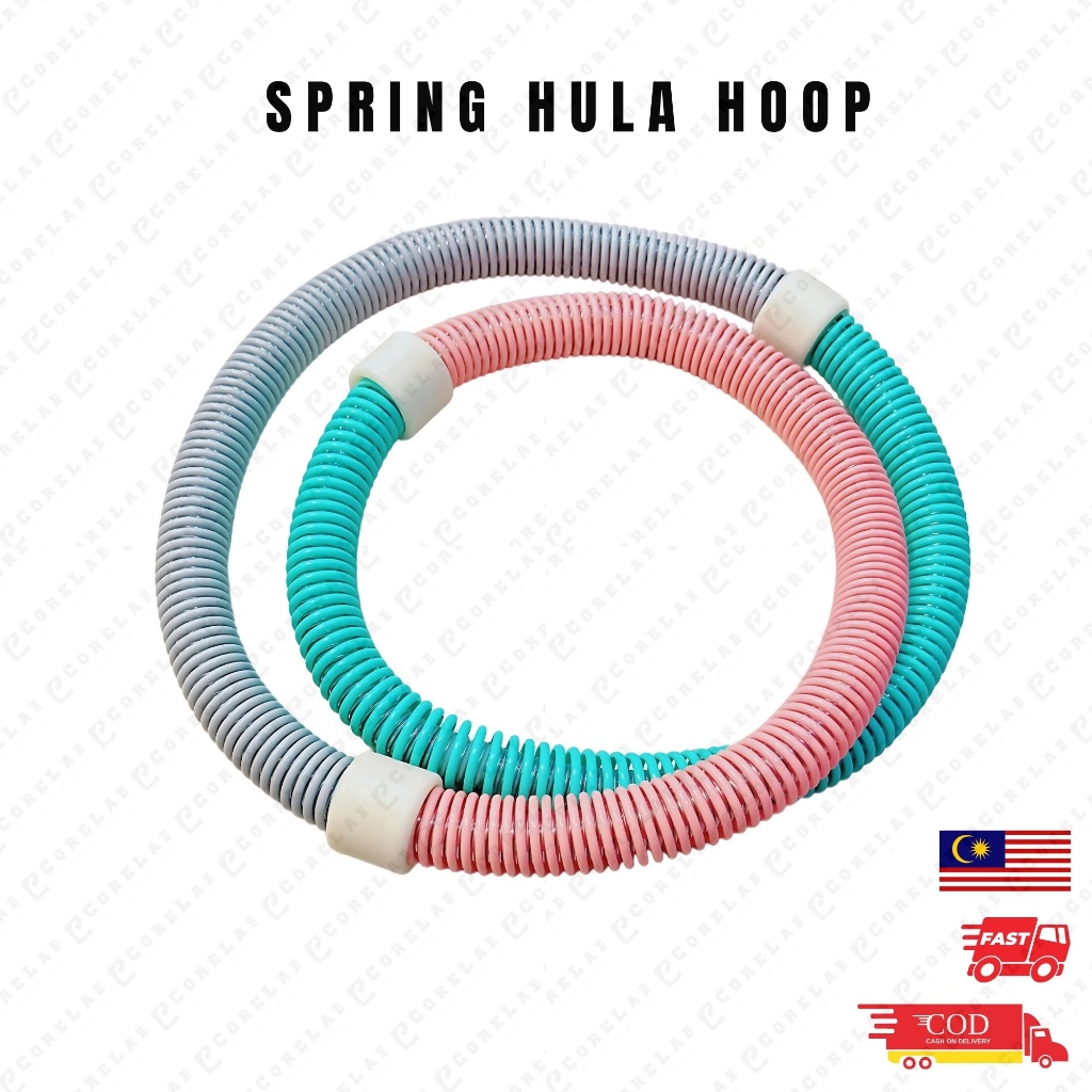 【CoreLab】Spring Hula Hoop Infinity Hoop Weighted Design Burns Fat ...