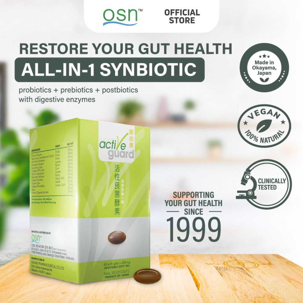 OSN Active Guard Fermented All-in-1 Synbiotic (Prebiotic, Probiotic ...