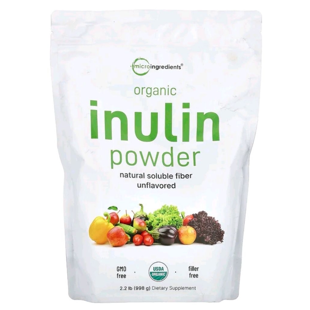 Micro Ingredients, Organic Inulin Powder, Unflavored, 2.2 lb (998 g ...