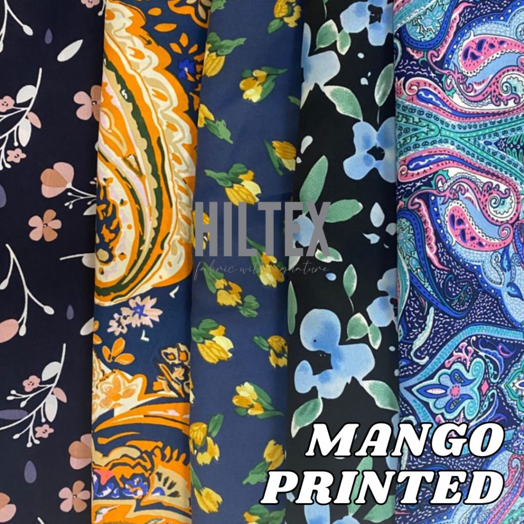 HILTEX Kain Pasang Mango Printed Bidang 60 (4 METER) | Shopee Malaysia