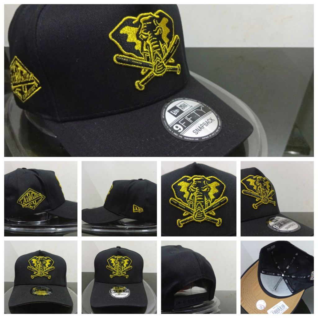 Ready Stock Topi Curve A Frame The Golden Stomper Oakland Athletic A's ...