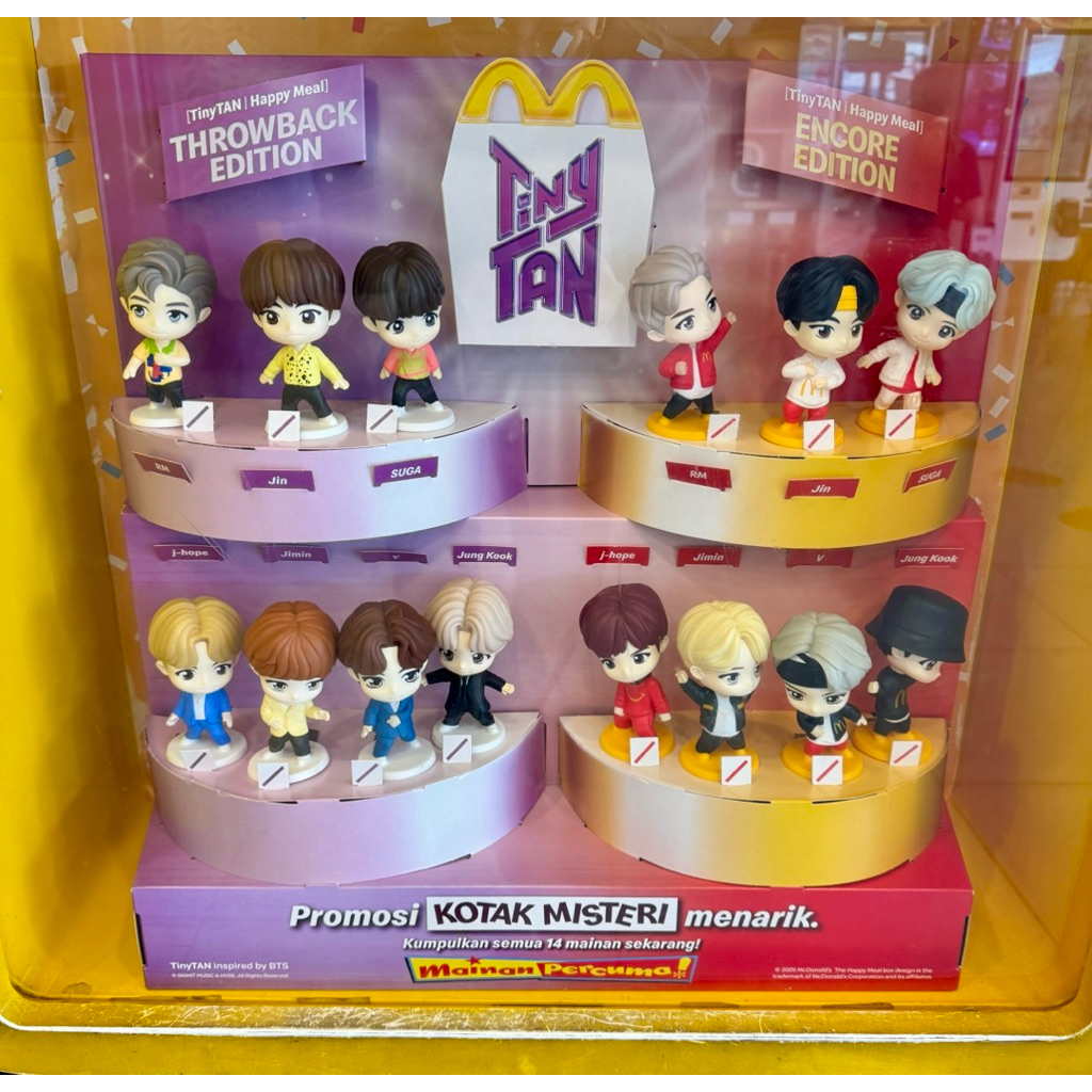 MALAYSIA MCDONALDS TINY TAN X HAPPY MEAL | Shopee Malaysia