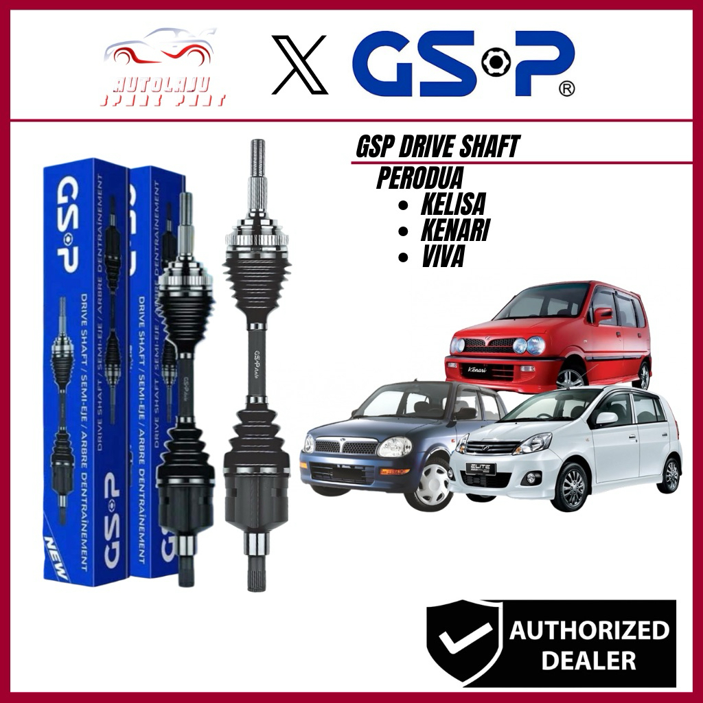 GSP PERODUA KELISA KENARI VIVA VIVA ELITE DRIVE SHAFT 100% ORIGINAL ...