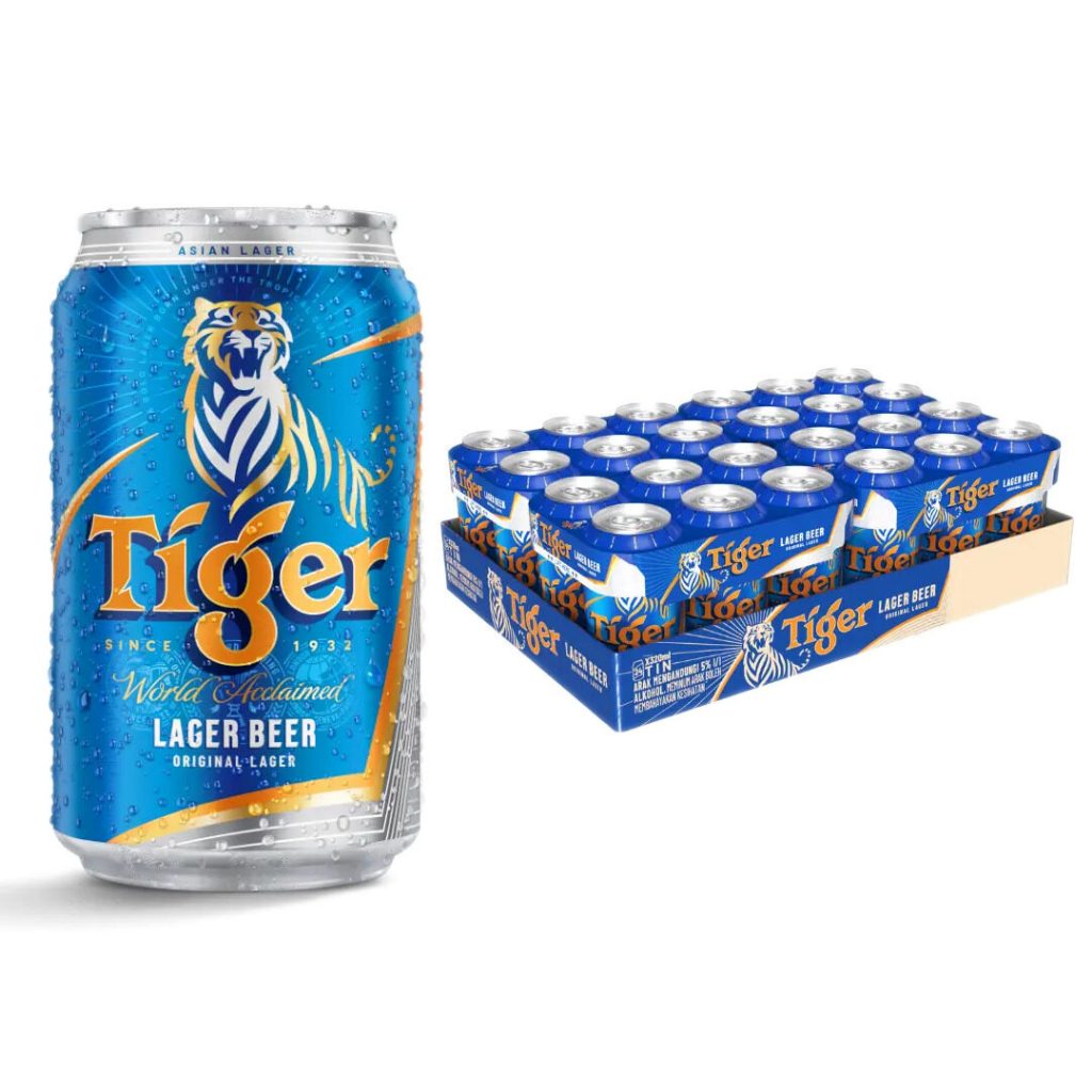 Tiger Lager Beer 320ML 24 Cans (MDNP) (Exp: Sept 2026) | Shopee Malaysia