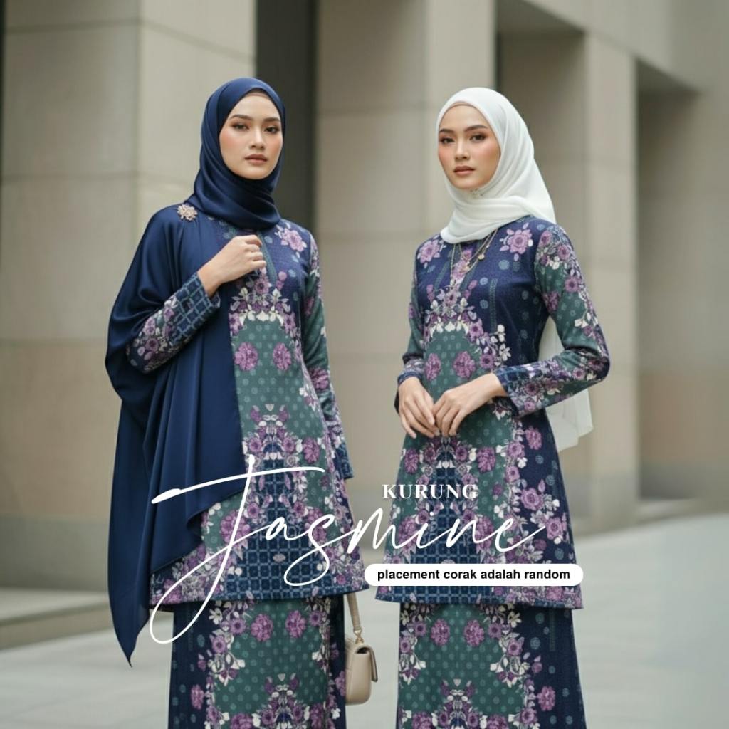KURUNG JASMINE by Athifa Azzahrah - Kurung Riau Loose 2025 | Baju ...