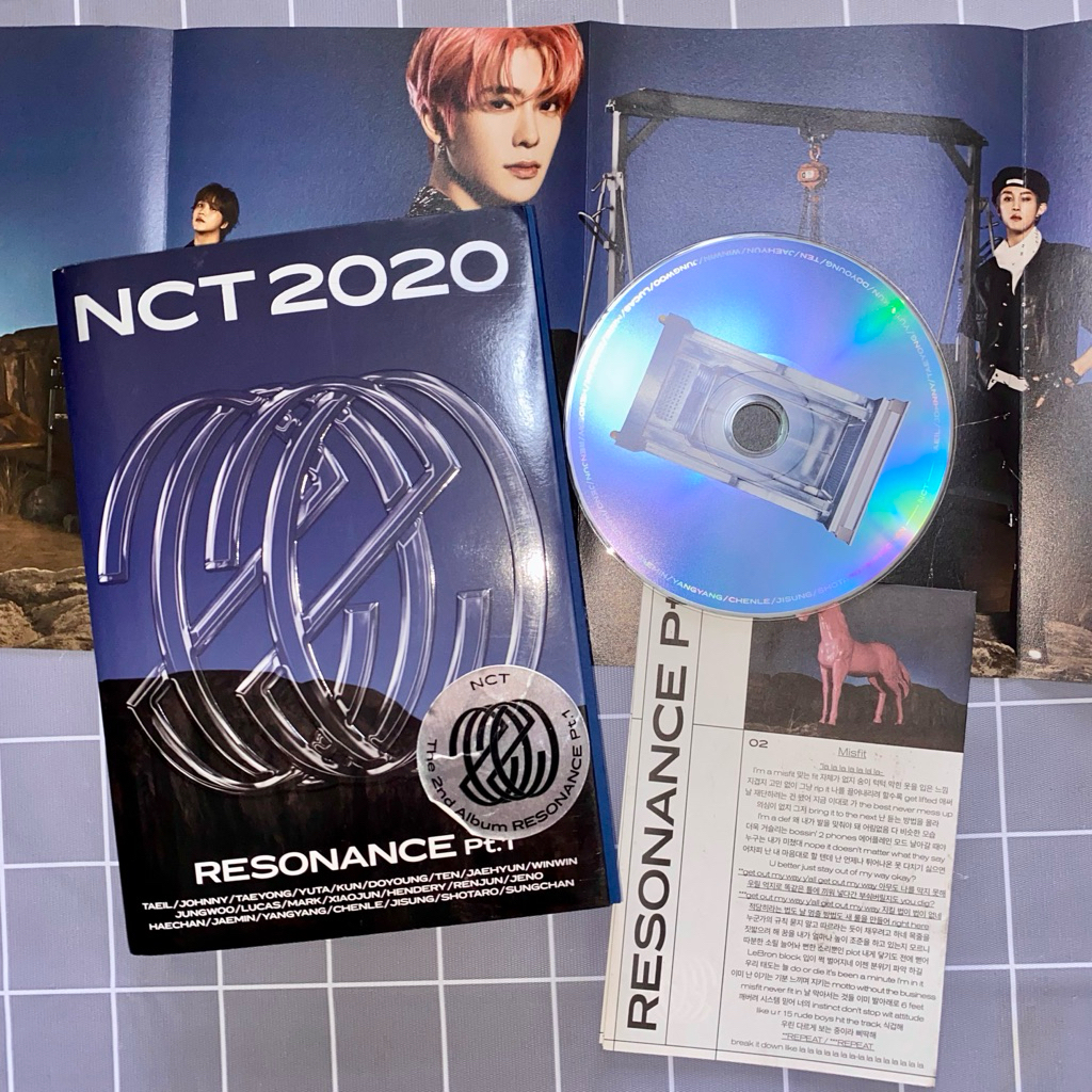 NCT 2020 Resonance Pt 1 The Past Ver Official Unsealed Album | Shopee ...