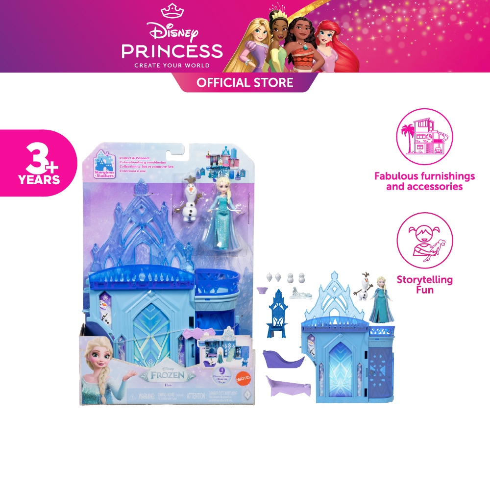 Disney Princess Toys, Storytime Stackers Elsa Ice Palace, Stackable ...