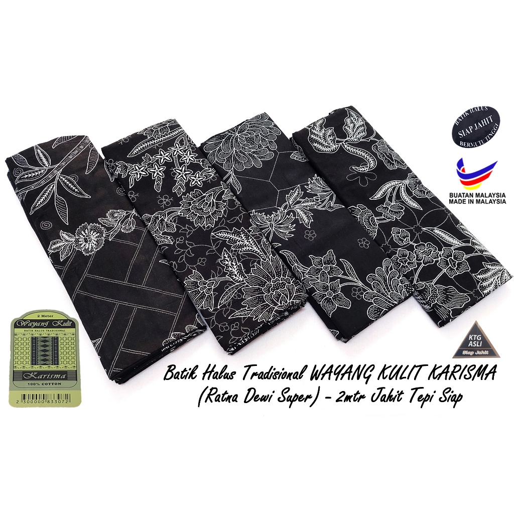 Batik Halus Tradisional WAYANG KULIT KARISMA Ratna Dewi Super (Batik ...