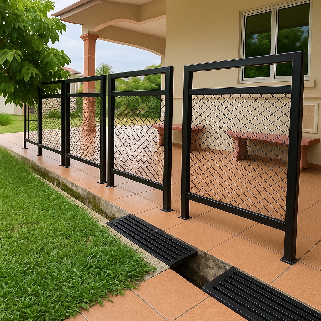 Grid Divider | Panel Besi Jaring | Room Partition | Shopee Malaysia