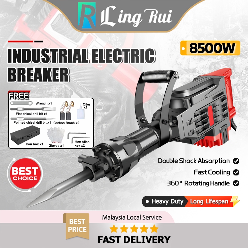 Heavy Duty Demolition Hammer 8500W Construction Impact Hammer High ...