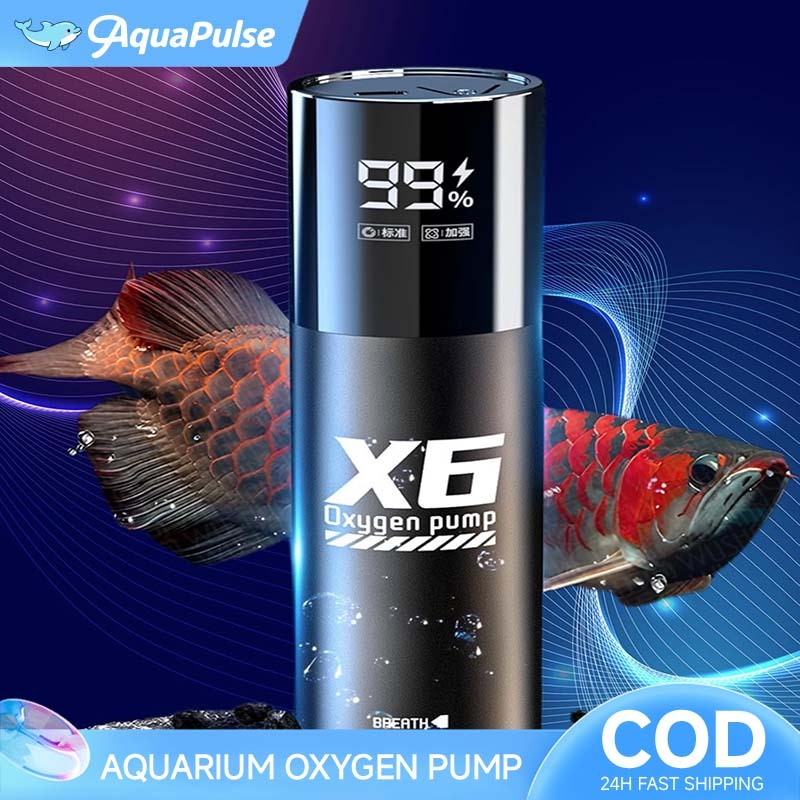 Rechargeable Oxygen Aquariums Air Pumps Compacts Fish Tanks Aerator for ...