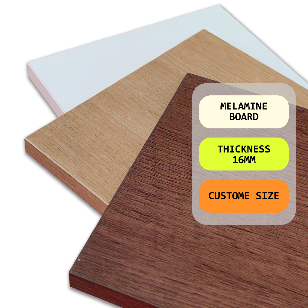 Custom Cut to Size Chipboard 16mm Melamine Board w/ ABS Edging | Shopee ...
