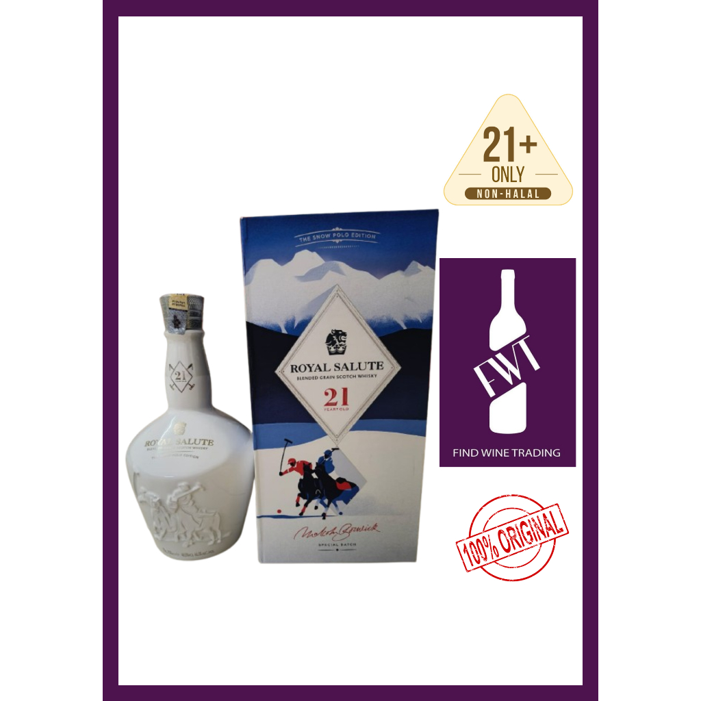 ROYAL SALUTE SNOW POLO 21 YEAR OLD WHISKY LIMITED EDITION 2019 700ML 46 ...