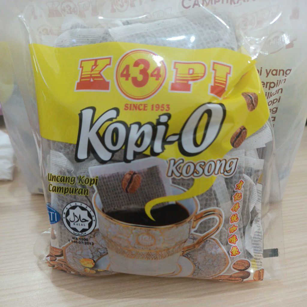 Kopi 434 Kopi -O Kosong ( 20sachets x 9gm) | Shopee Malaysia