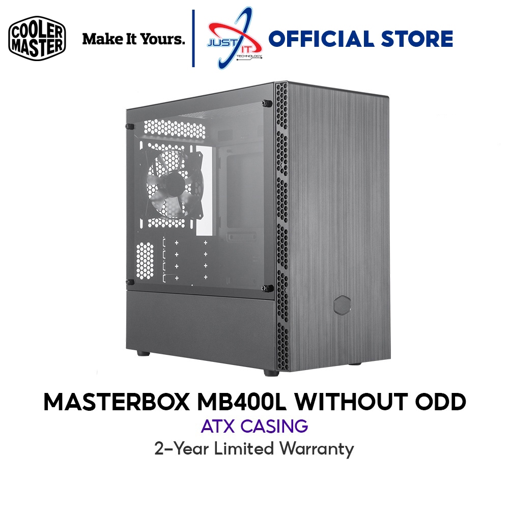 COOLER MASTER MASTERBOX MB400L M-ATX DESKTOP PC CASE / CASING ( Provide ...