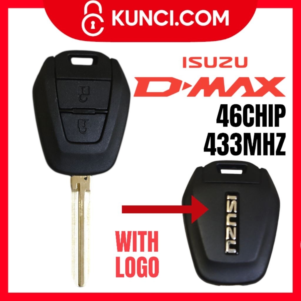 ISUZU DMAX REMOTE CONTROL SMART KEY JEY CASING | Shopee Malaysia
