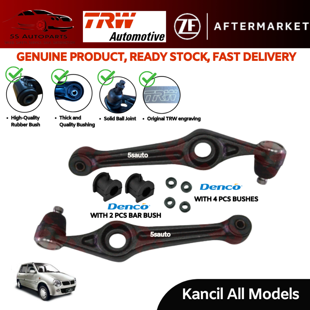 TRW Perodua Kancil 660 & 850 Front Lower Arm Left & Right W/DENCO ...