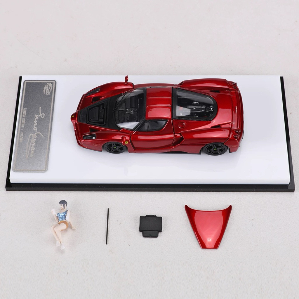 King Model 1/64 Ferrari Enzo - Metalic Red W/ Model Figure | Shopee ...