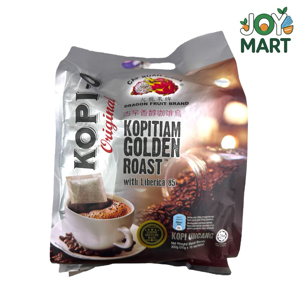 Cap Buah Naga Kopi O | Dragon Fruit Brand | Kopi O Segera Tradisional | Coffee Bag | Shopee Malaysia