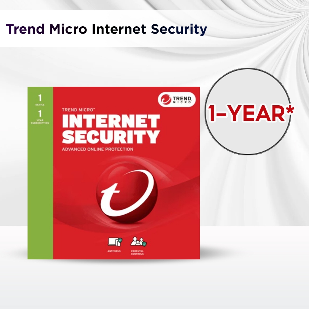 Trend Micro Internet Security (1 Device, 1 Year) | Shopee Malaysia
