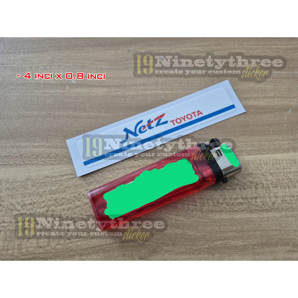 netz toyota sticker print | Shopee Malaysia