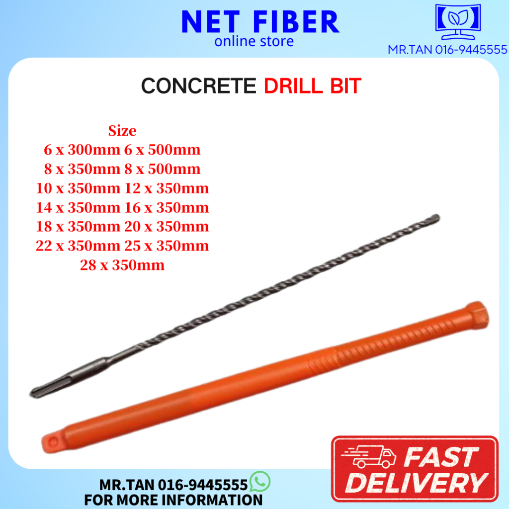 Concrete Masonry Wall Drill Bits / Mata Drill Tebuk Dinding Simen ...