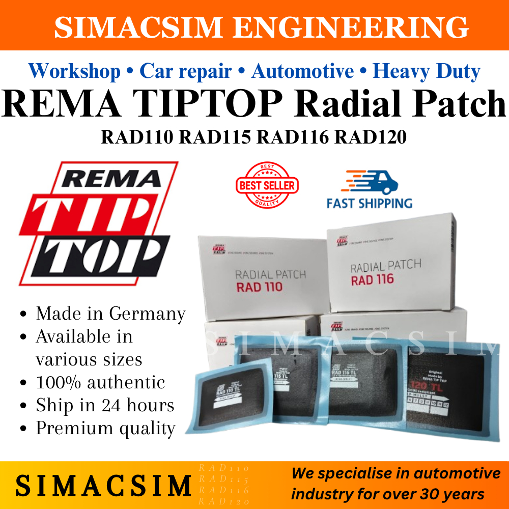 Rema Tip Top Radial Patch Tyre Patch | Shopee Malaysia
