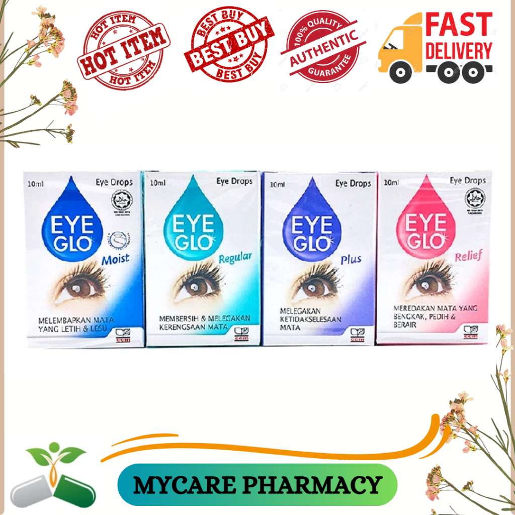EYE GLO REGULAR/MOIST/PLUS/RELIEF 10ML | Shopee Malaysia