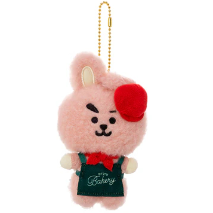 BTS BT21 BAKERY ver. COOKY Plush Toy Mascot Chain Line Friends 2025 ...