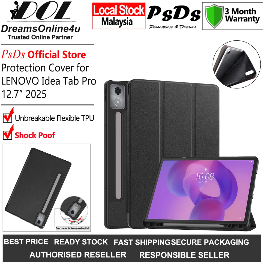 PsDs LENOVO Idea Tab Pro 12.7-inch 2025 TB373FU Unbreakable Pencil ...