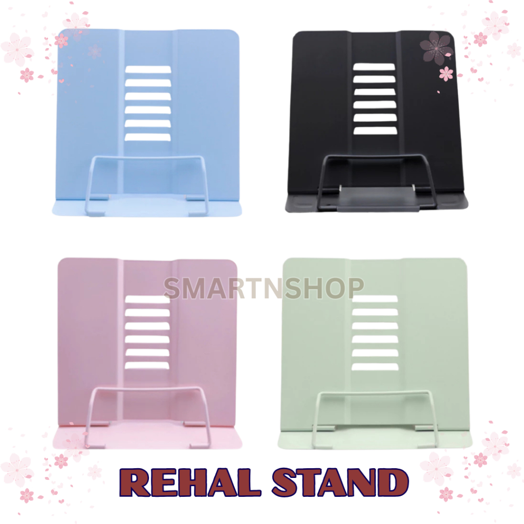 Metal Book Stand Muslim Islam AI-Quran Reading Folding Rack Pendirian ...