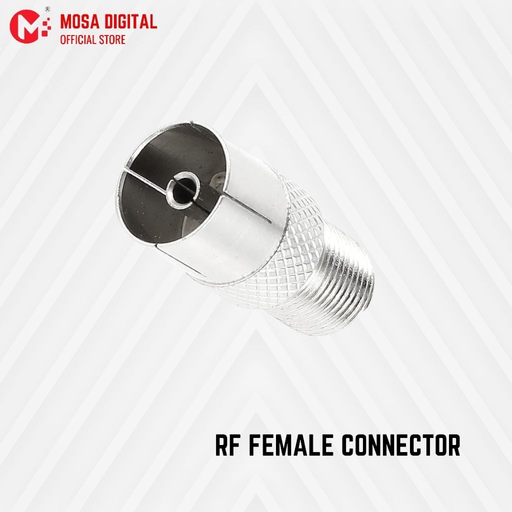 RF Female Connector F Type of Coaxial Cable RG6 Socket Adapter Antenna ...