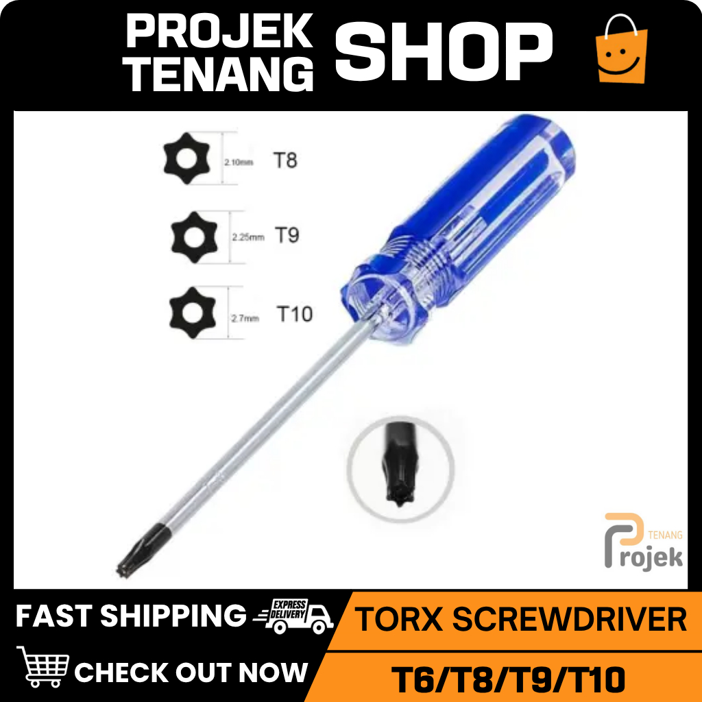 T6 T8 T9 T10 Security Torx Screwdriver Set for Xbox 360 / PSP Repair ...