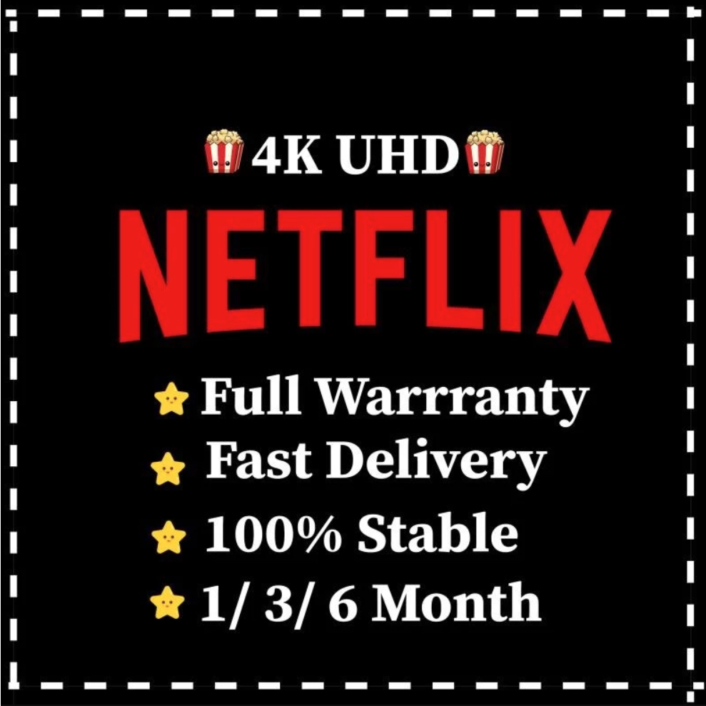 NETFLIX Account 4K FIix Account Premium Plan Neflix High Quality ...