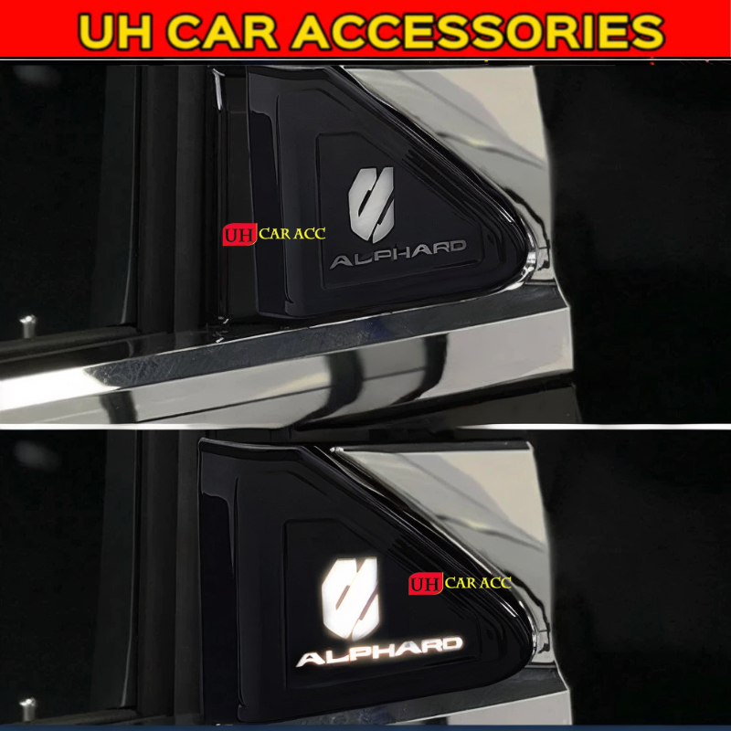 Toyota Vellfire Alphard 2023-2025 Side Door Pillar Emblem Logo LED ...