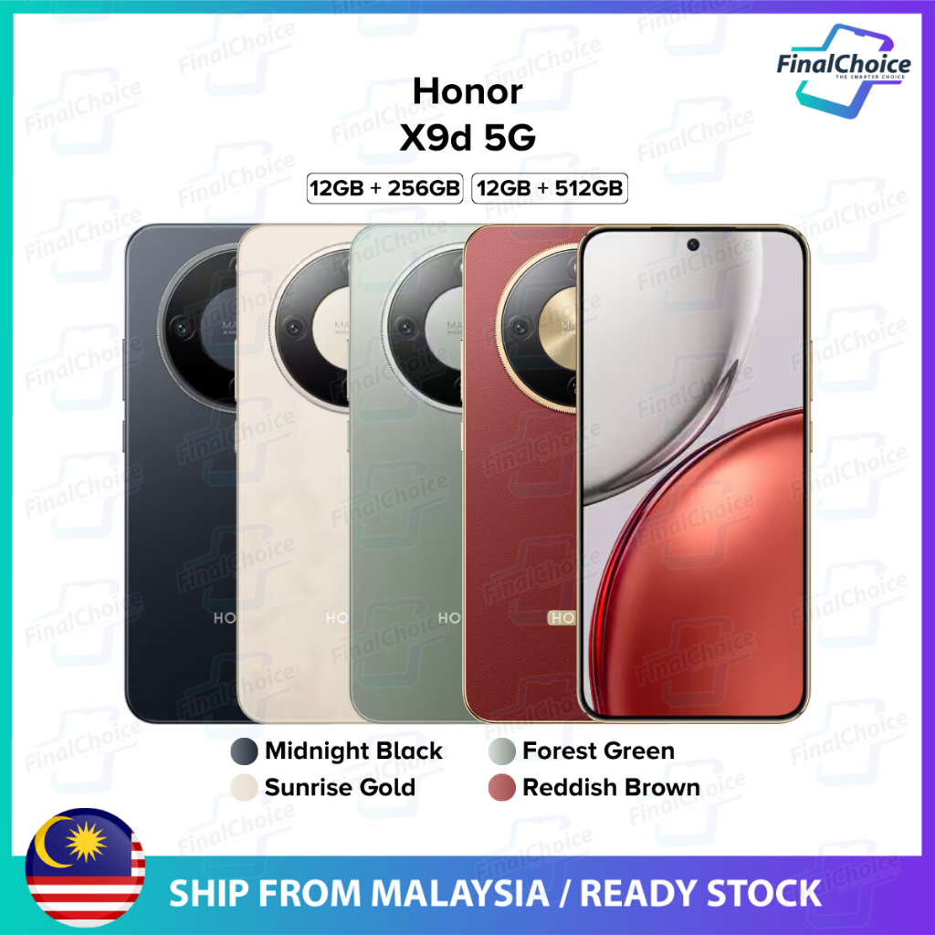 Honor X9d 5G/MTN-NX1 (12GB+256GB) (12GB+512GB) Original Honor Malaysia ...