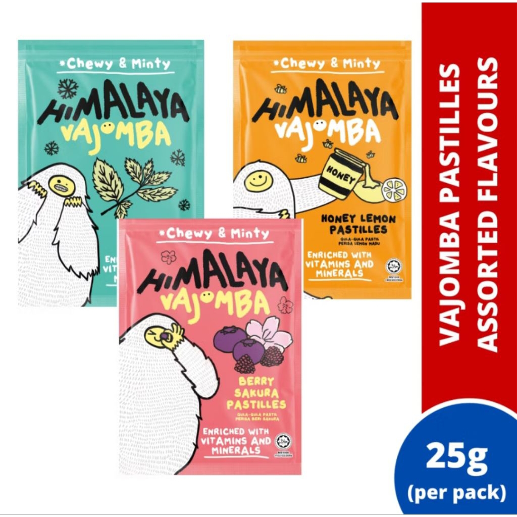 Himalaya Vajomba Pastilles - Assorted Flavours (25g) | Shopee Malaysia